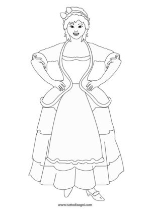 Colombina - Maschera Colombina | Il Paese dei Bambini che Sorridono